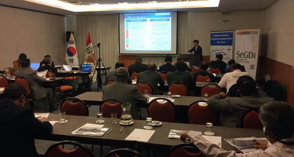 2017 e-Government cooperation project between Peru and South Korea ...